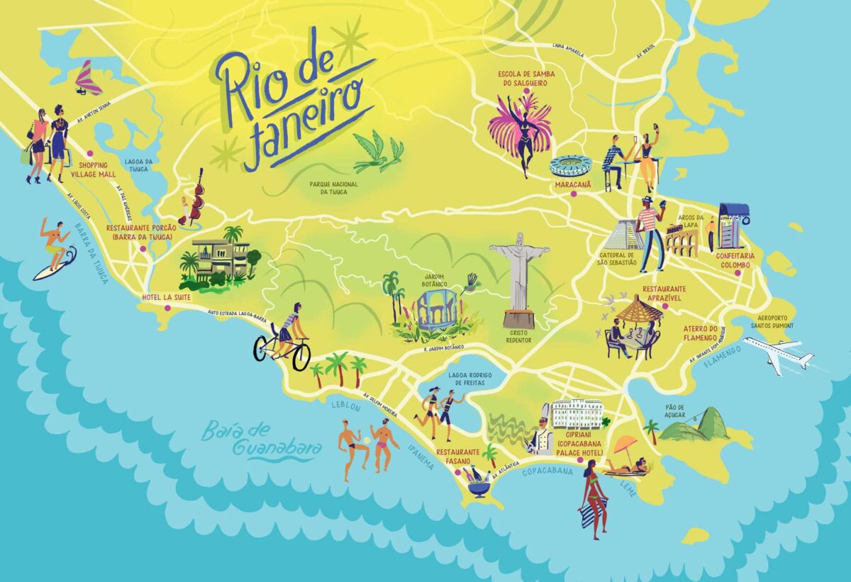 Rio de Janeiro – Wonderful World of Maps