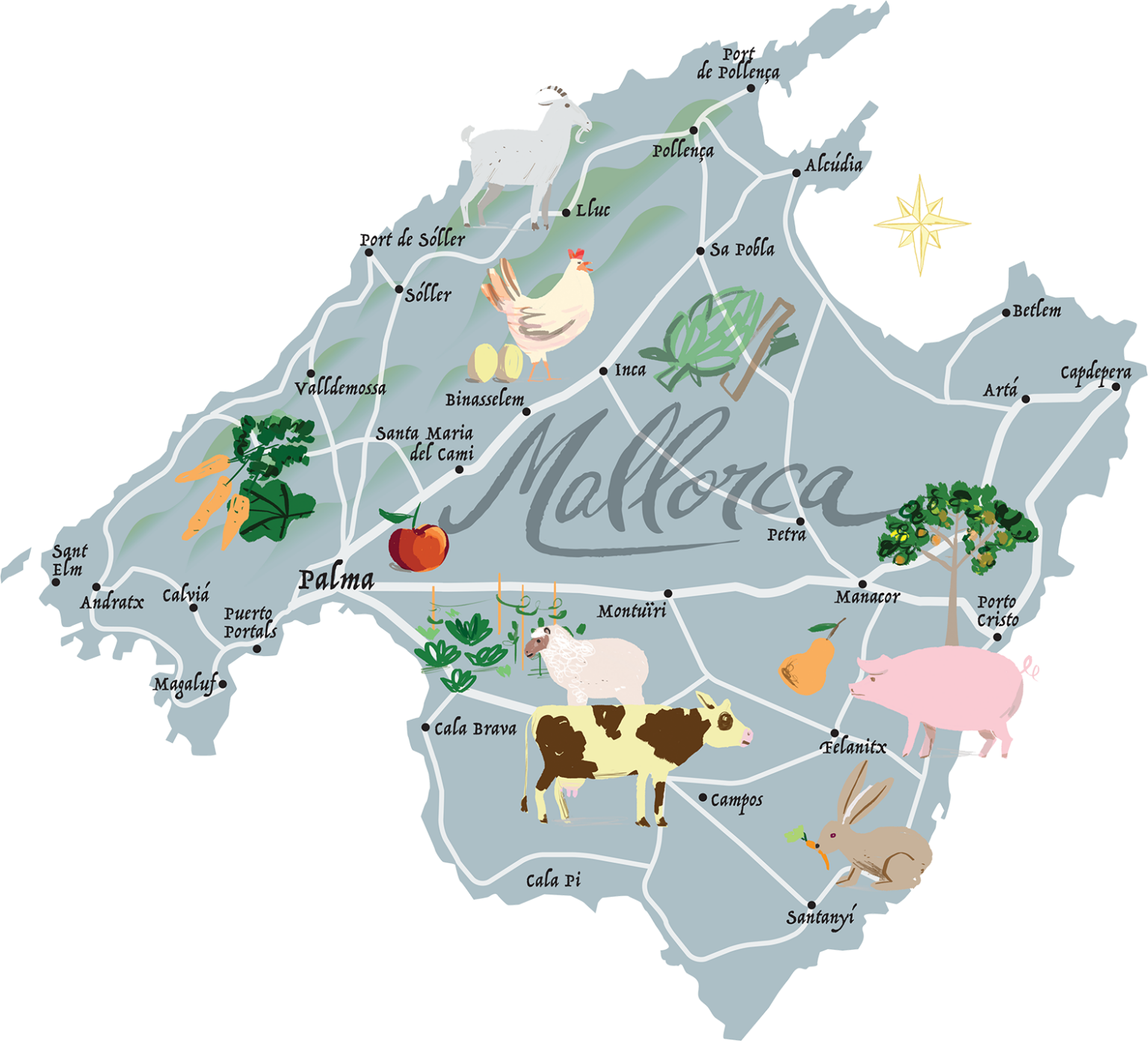 Mallorca, Spain – Wonderful World of Maps