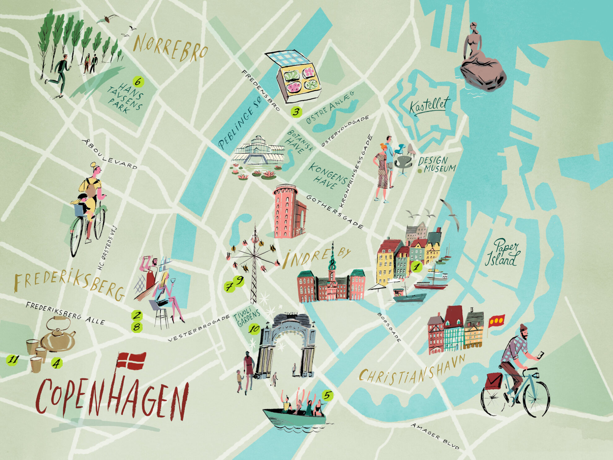 Copenhagen – Wonderful World of Maps