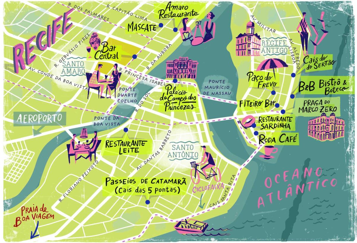 Recife, Brazil – Wonderful World of Maps