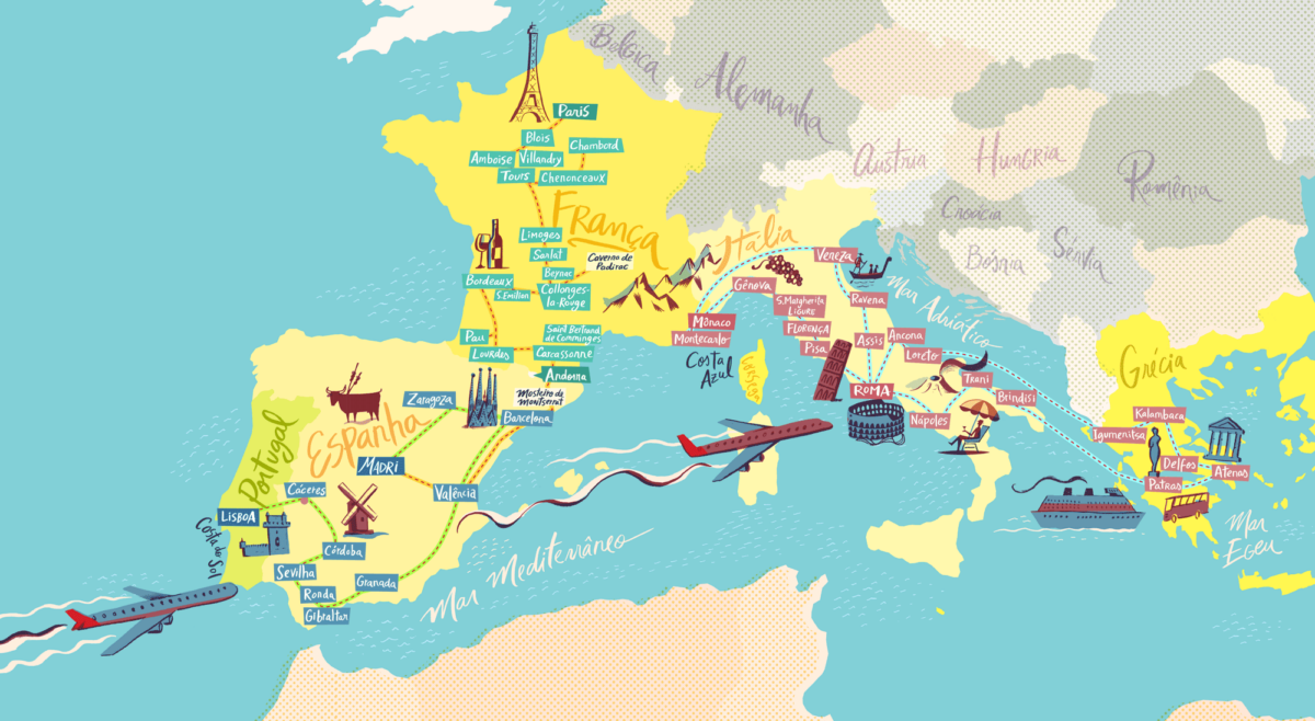 Europe – Wonderful World of Maps